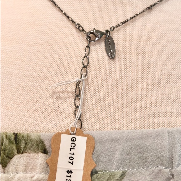 Marcie Moran | Jewelry | Nwt Marcie Moran Black Drusy Pendant Necklace ...